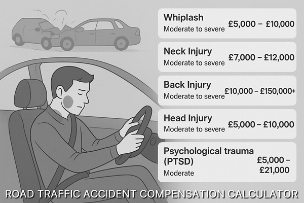 Car Injury Cost Calculator - Road Accident Payouts